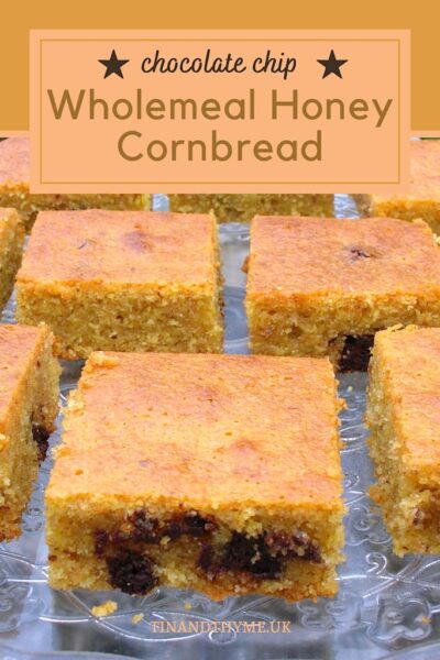 Choc Chip Honey Cornbread | Tin and Thyme