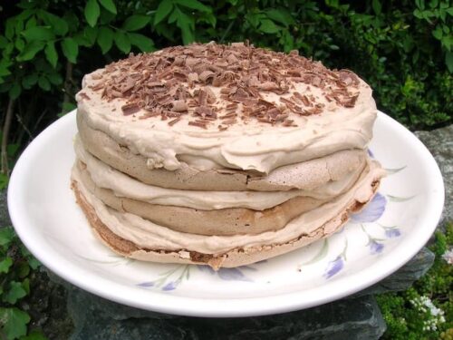 Chestnut Cream Meringue Cake | Tin and Thyme