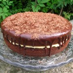 Chilli Chocolate Cake with Apricot Curd Buttercream - Tin and Thyme