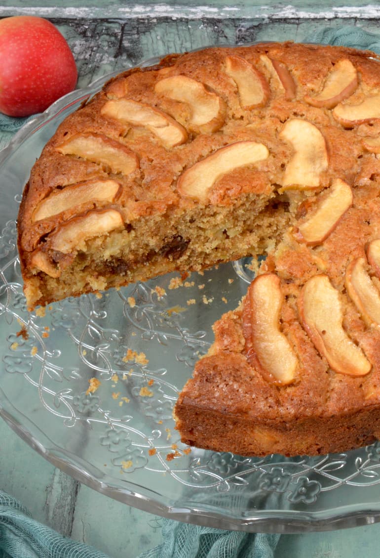 Dorset Apple Cake with Caramel Chocolate | Tin and Thyme