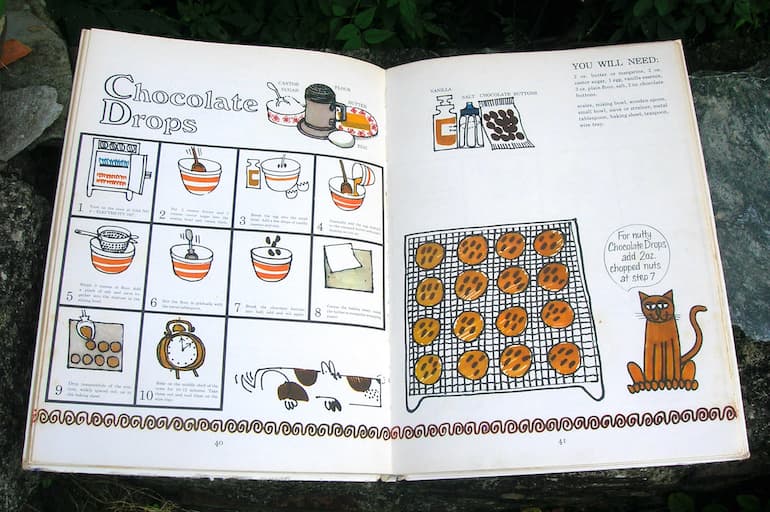 Chocolate Drops and My First Cookbook | Tin and Thyme