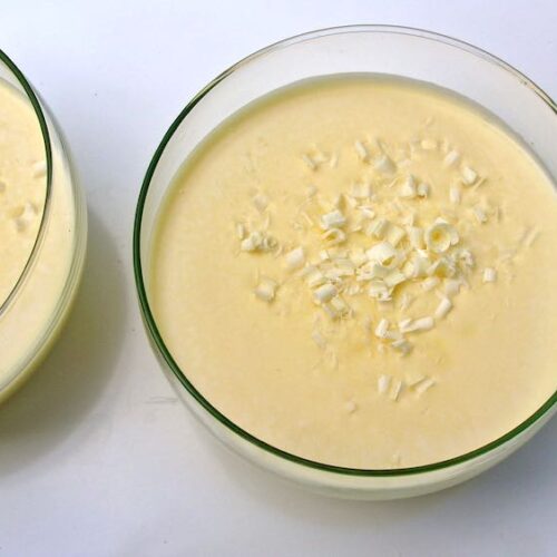 White Chocolate Yogurt Custard: So Smooth, So Creamy | Tin and Thyme