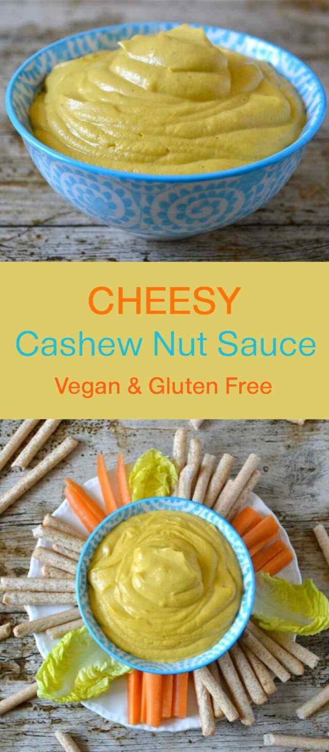 Cheesy Cashew Nut Sauce (Or Dip) | Tin and Thyme