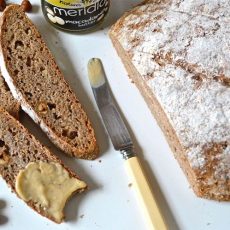 Apple And Hazelnut Spelt Rye Sourdough Bread Loaf | Tin and Thyme