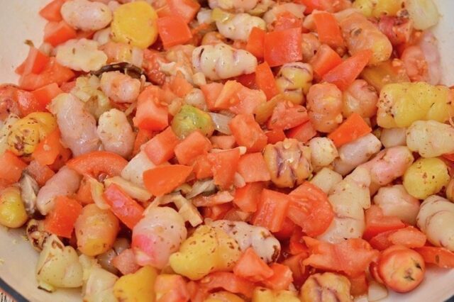 Vegan Oca Peanut Stew with Kale | Tin and Thyme