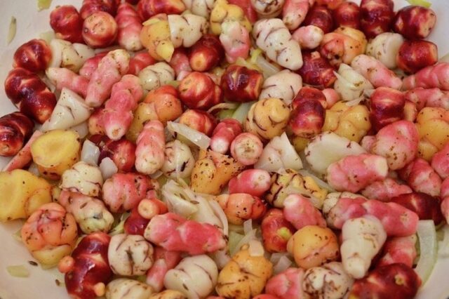 Vegan Oca Peanut Stew with Kale | Tin and Thyme