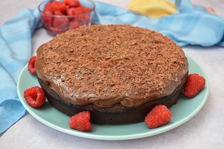 Chocolate Spice Cake with Whipped Chocolate Mousse | Tin and Thyme