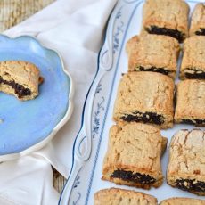 Fig Rolls with Wholemeal Spelt Biscuit Pastry | Tin and Thyme