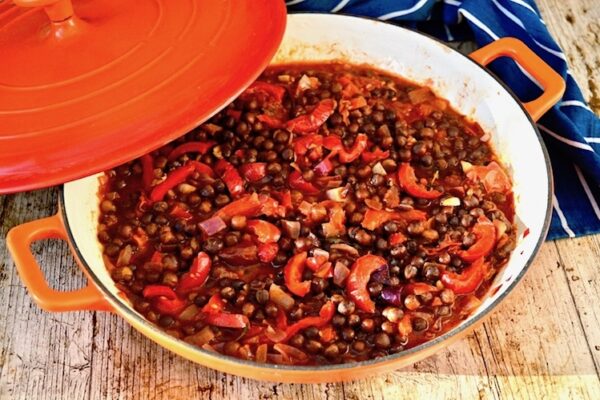 Carlin Pea Stew With Sweet Peppers | Tin and Thyme