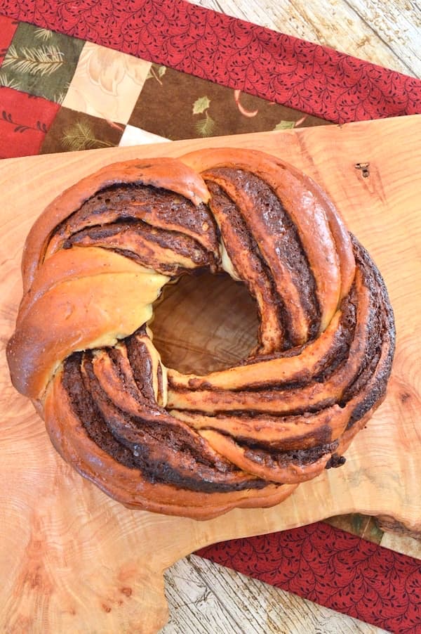 Chocolate Babka Bundt: A Sweet Sticky Bread | Tin and Thyme