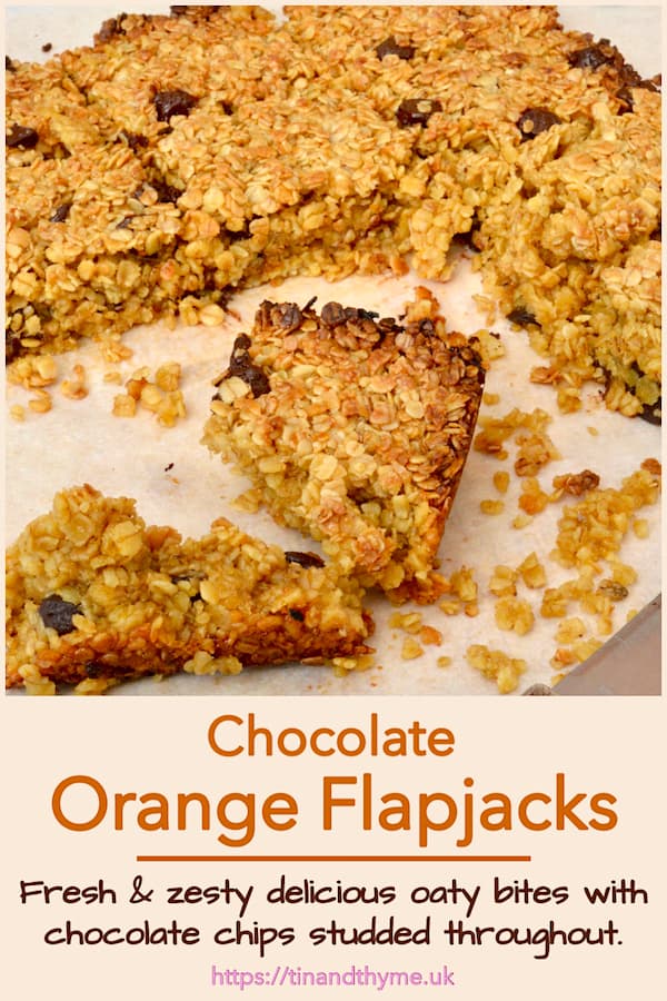 Chocolate Orange Flapjacks: Fresh, Zesty and Satisfying | Tin and Thyme