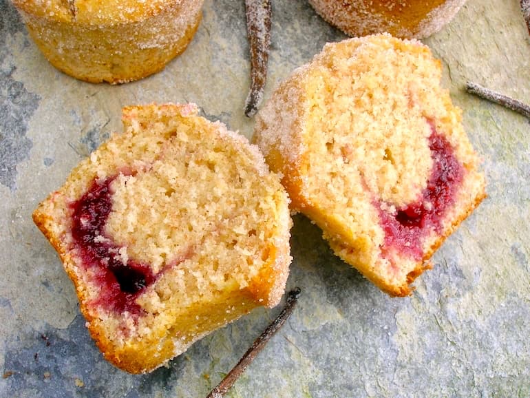 Jam Doughnut Muffins and a Taste Test | Tin and Thyme