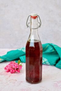 Rose Syrup Recipe and What to Do with It | Tin and Thyme