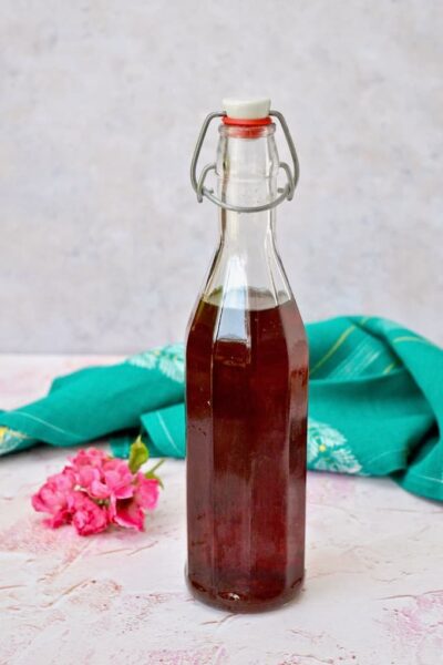 Rose Syrup Recipe and What to Do with It | Tin and Thyme