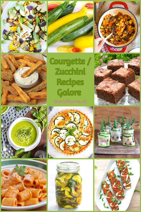 All The Courgette Recipes You Will Ever Need | Tin and Thyme