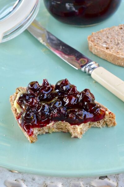 Easy Blackcurrant Jam With Optional Chilli | Tin and Thyme