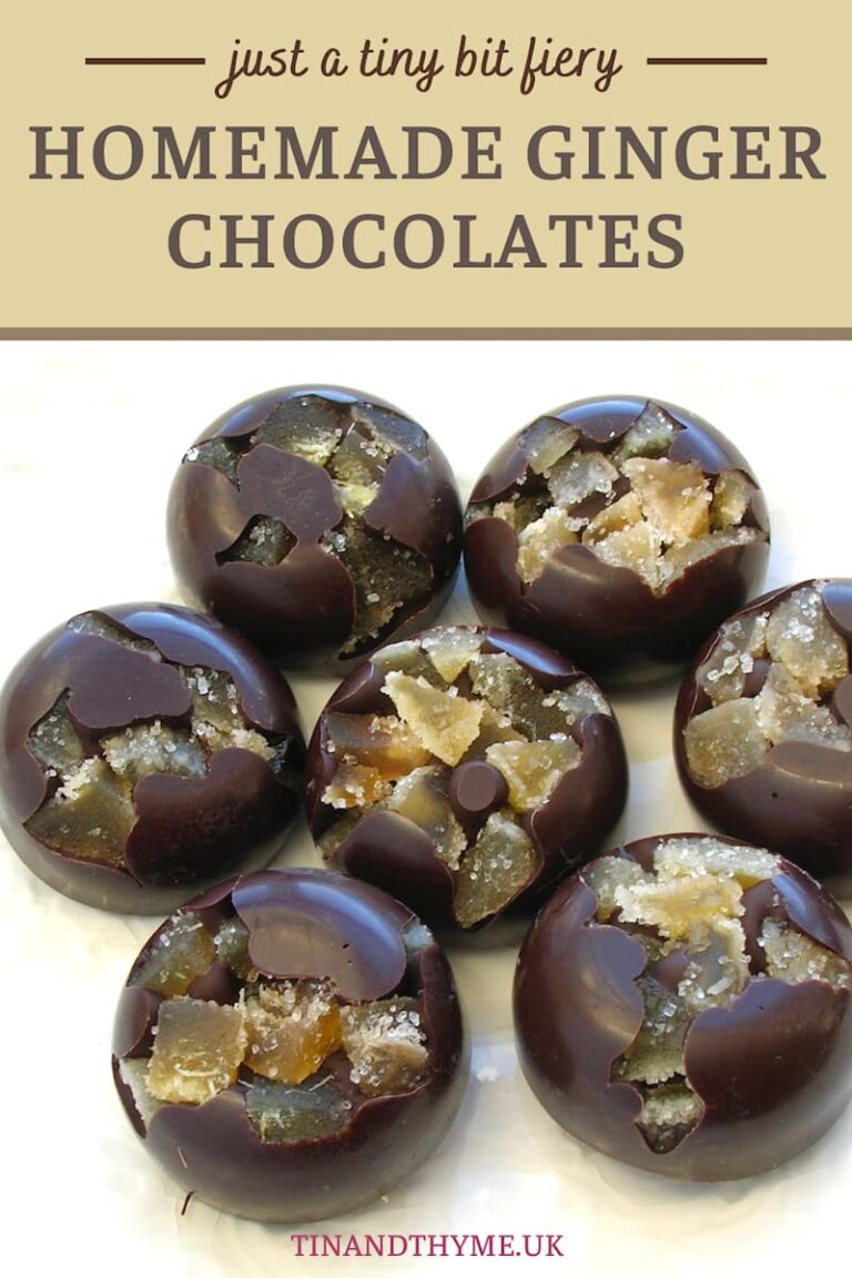 Homemade Ginger Chocolates: Just a Tiny Bit Fiery | Tin and Thyme