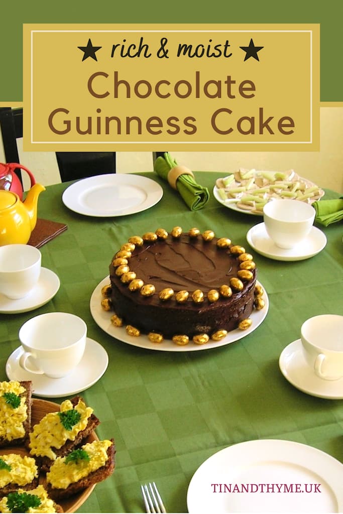 Chocolate Guinness Cake | Tin and Thyme