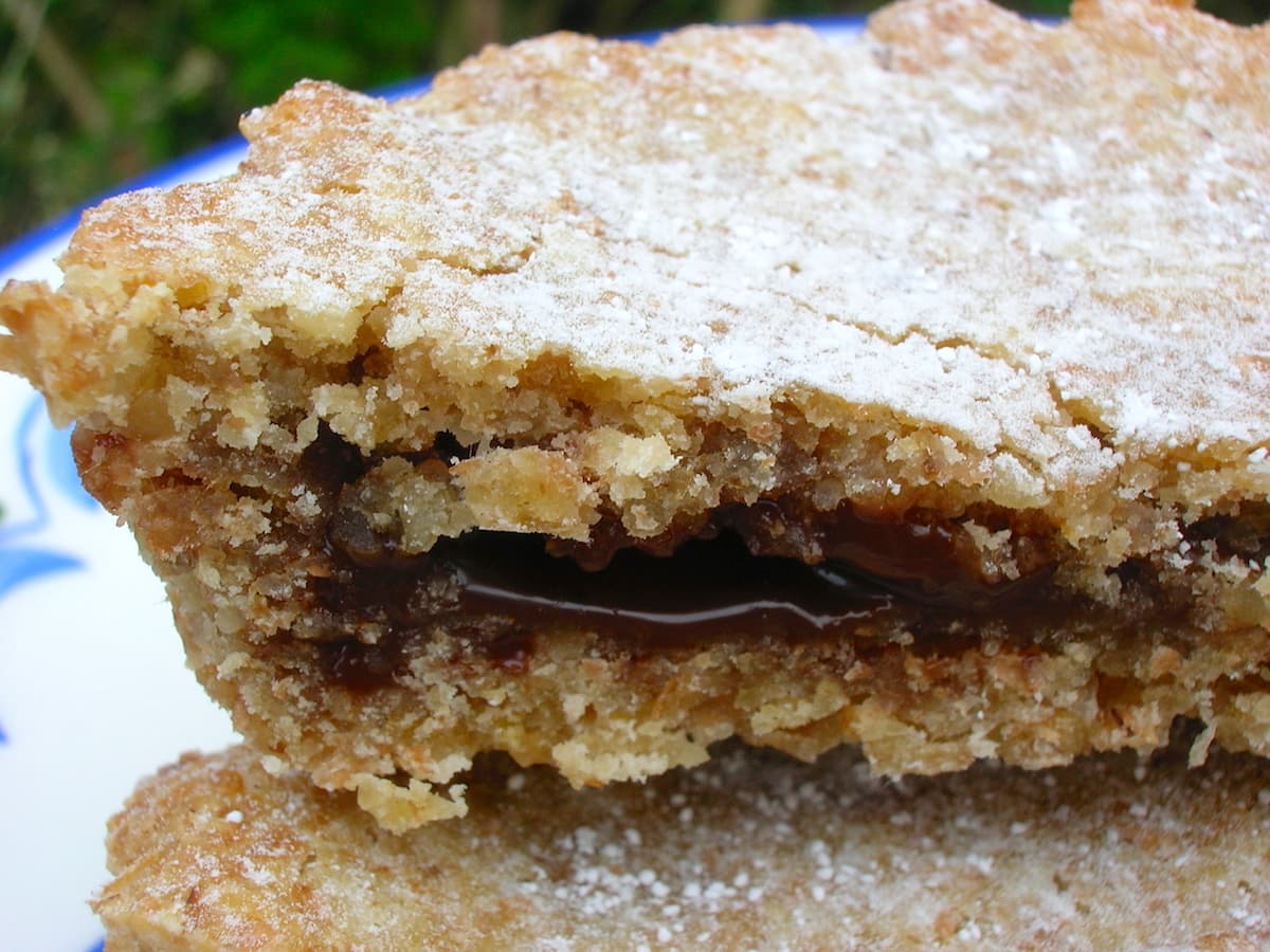 Walnut Pastries Filled With Chocolate Spread | Tin and Thyme