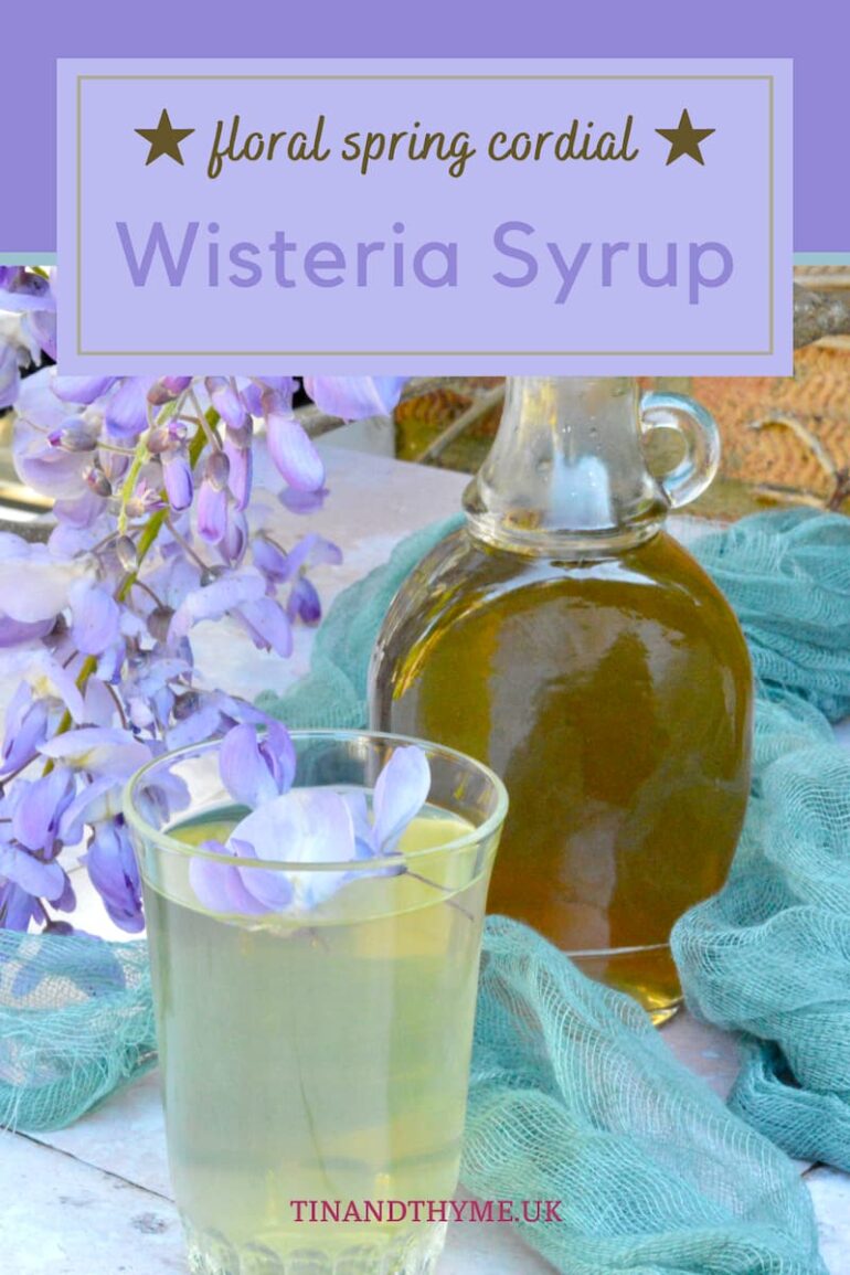 Wisteria Syrup: A Fragrant Floral Taste Of Spring | Tin and Thyme