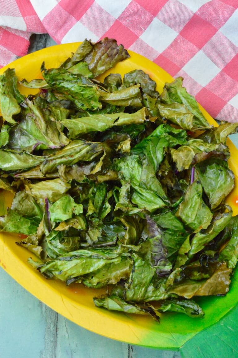 Crispy Kale In An Air Fryer | Tin and Thyme