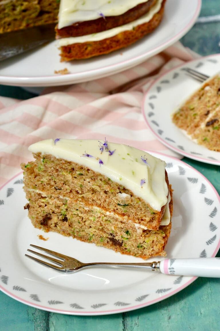 Courgette Cake with Lime and Mascarpone Frosting | Tin and Thyme