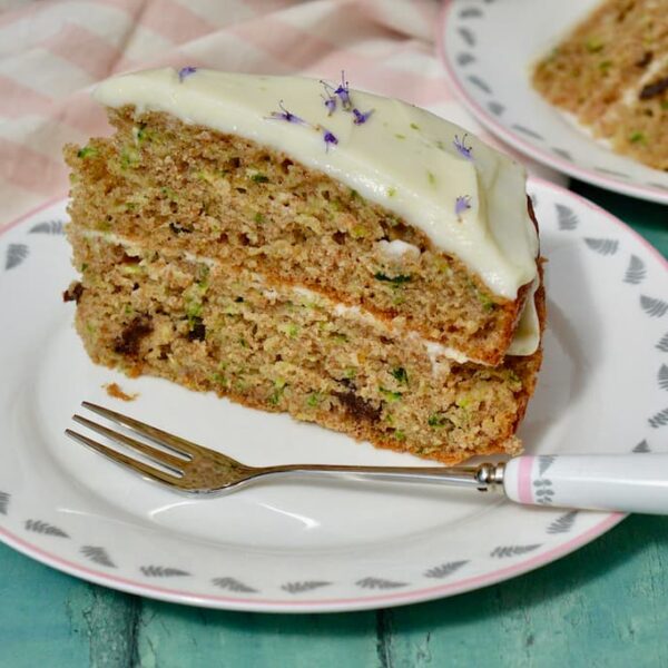 Courgette Cake with Lime and Mascarpone Frosting | Tin and Thyme