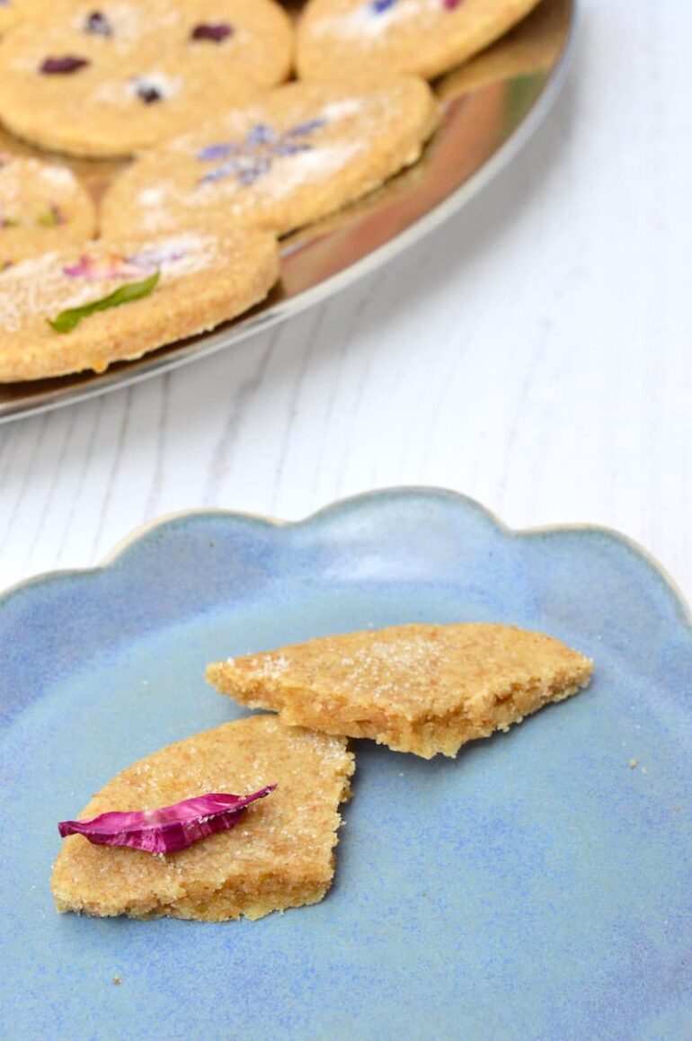Flower Cookies: Lemon Shortbread | Tin and Thyme