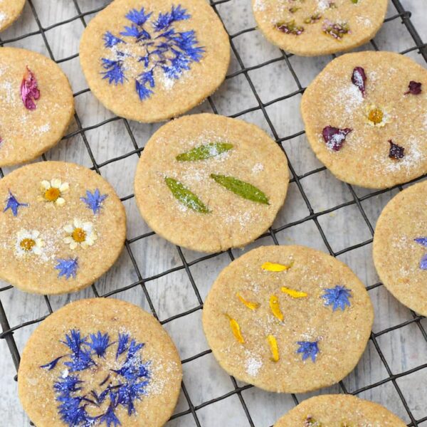 Flower Cookies: Lemon Shortbread | Tin and Thyme