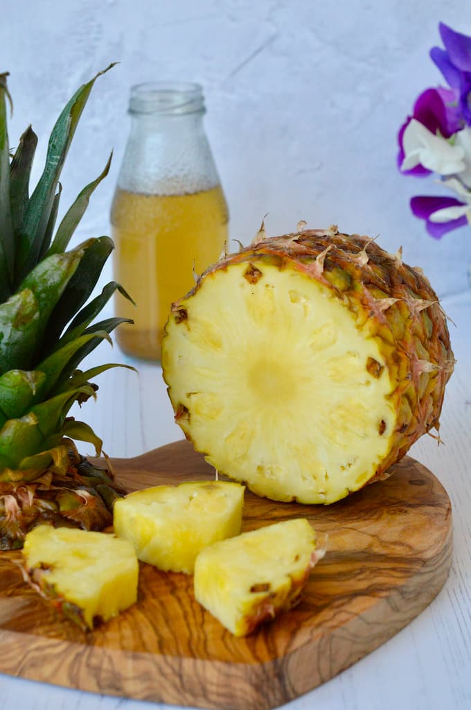 Pineapple Shrub: Waste Not Skin And Core | Tin and Thyme