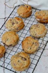 Fresh Fig Scones With Honey | Tin and Thyme
