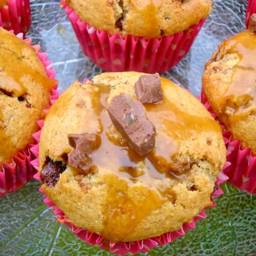 Spiced Toffee Apple Bonfire Cakes | Tin and Thyme