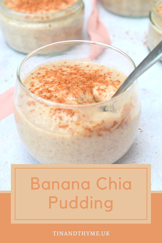 Banana Chia Pudding: Only 3 Ingredients | Tin and Thyme