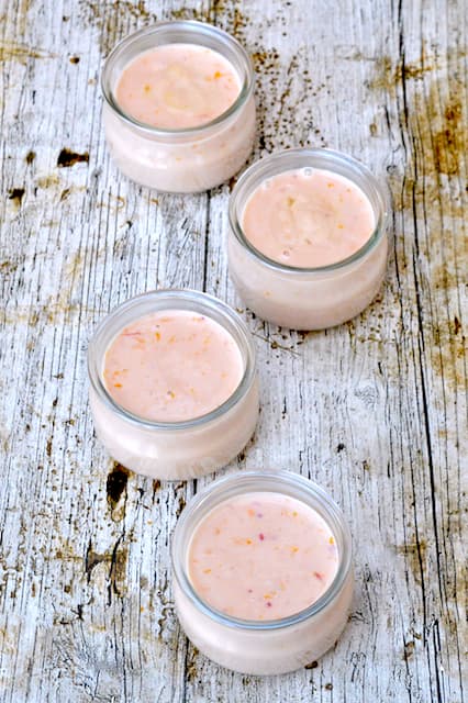 Blood Orange Posset: Only 3 Ingredients | Tin and Thyme