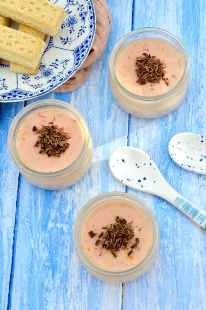 Blood Orange Posset: Only 3 Ingredients | Tin and Thyme