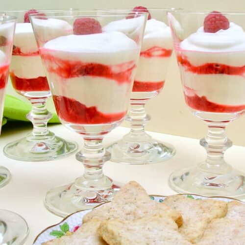 Raspberry Syllabub | Tin and Thyme