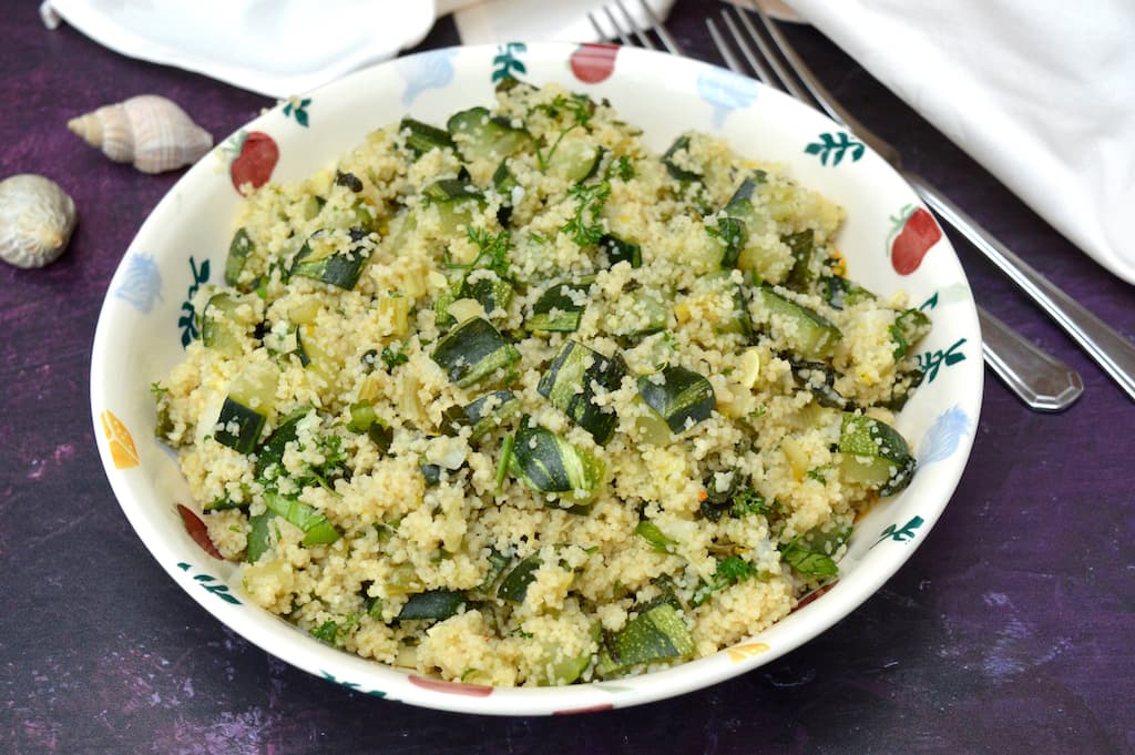 Courgette Couscous: A Quick And Easy Meal | Tin and Thyme
