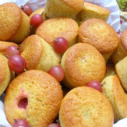 Red Gooseberry Cakes: A Tart Taste of Summer | Tin and Thyme