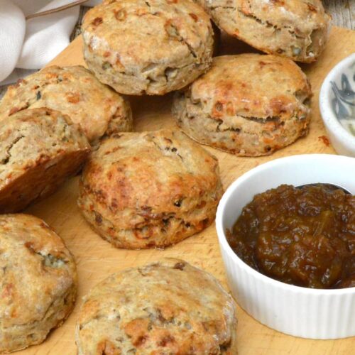 Walnut And Blue Cheese Scones | Tin and Thyme