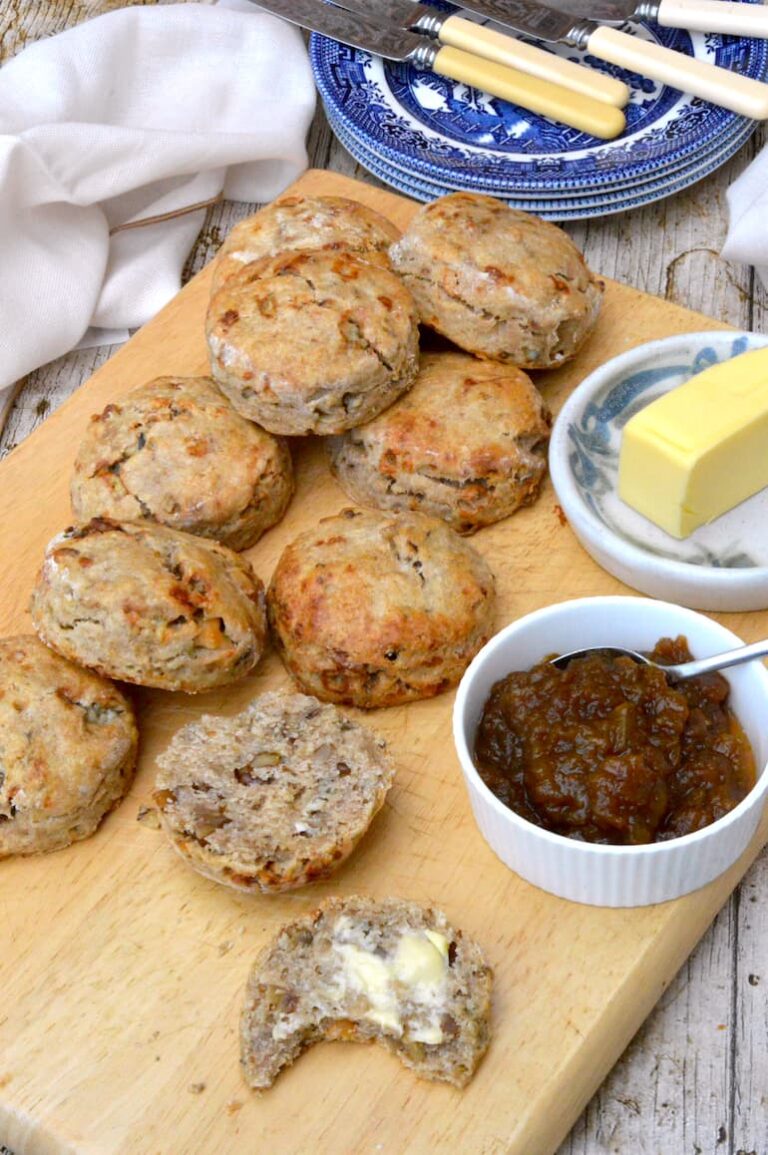 Walnut And Blue Cheese Scones | Tin and Thyme