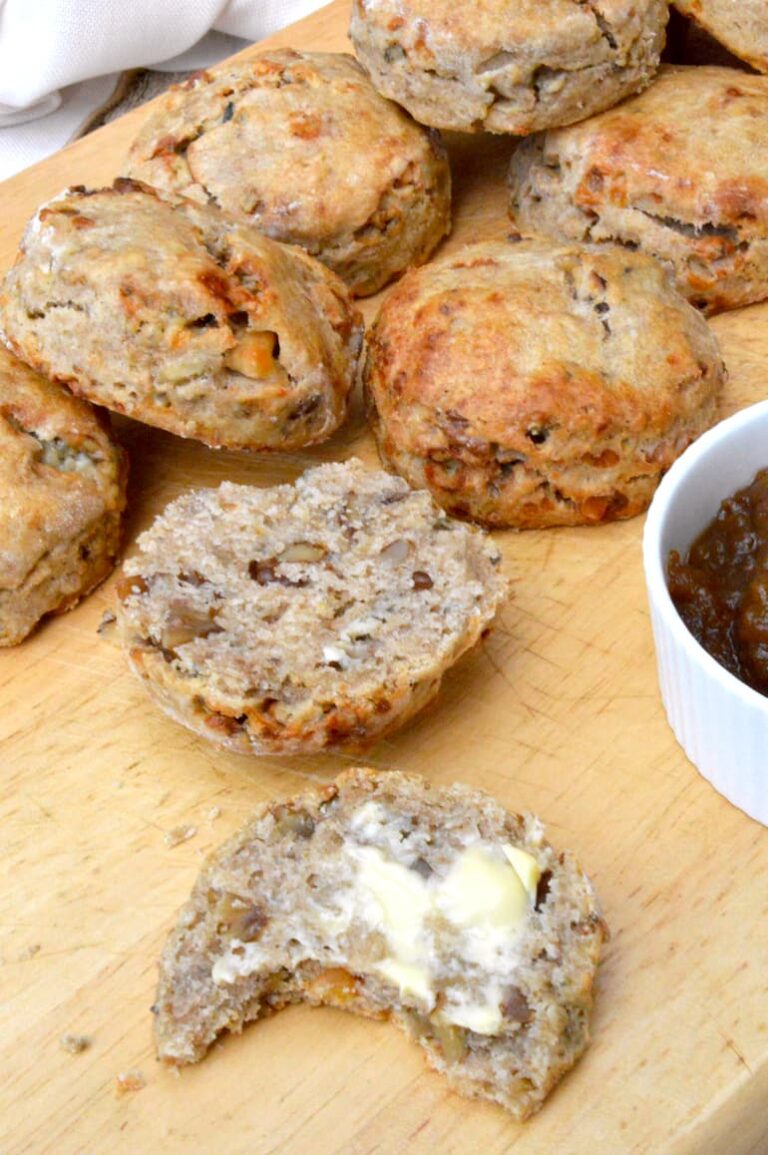 Walnut And Blue Cheese Scones | Tin and Thyme