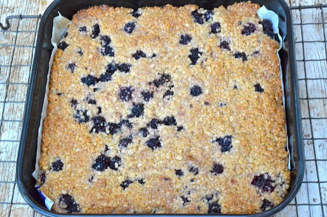 Blackberry Flapjacks: Autumnal Bliss In Snack Form | Tin and Thyme