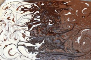 The Easiest Swirled Chocolate Bark Recipe Ever | Tin and Thyme