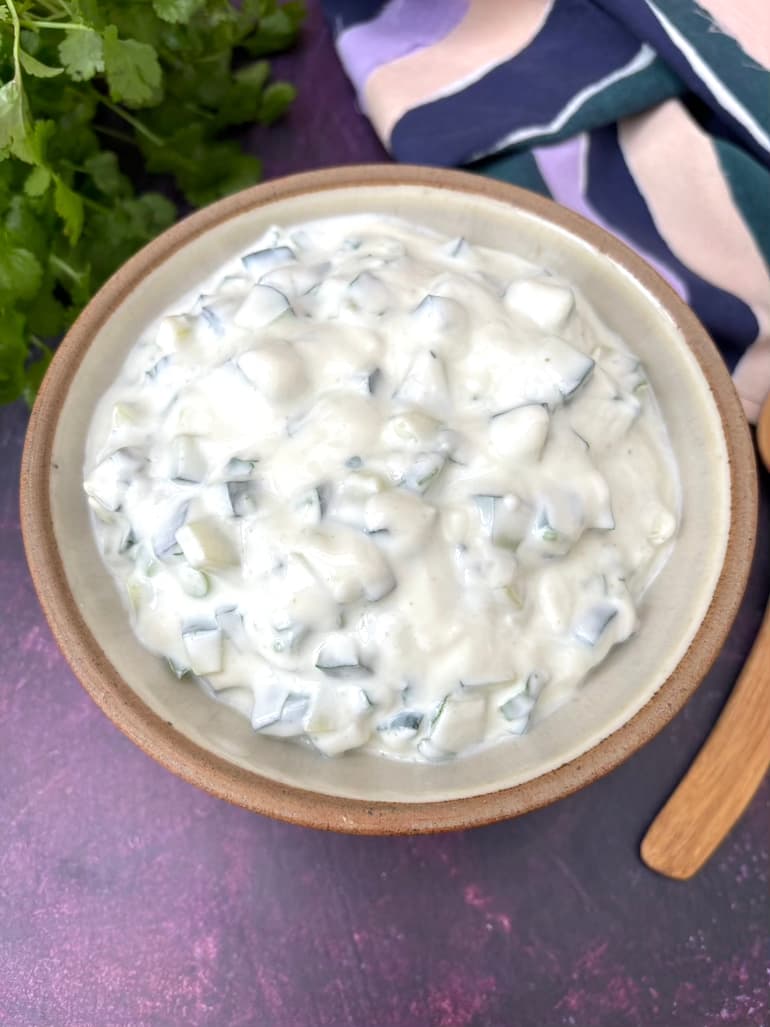 Simple Raita Recipe: Cooling And Refreshing | Tin and Thyme