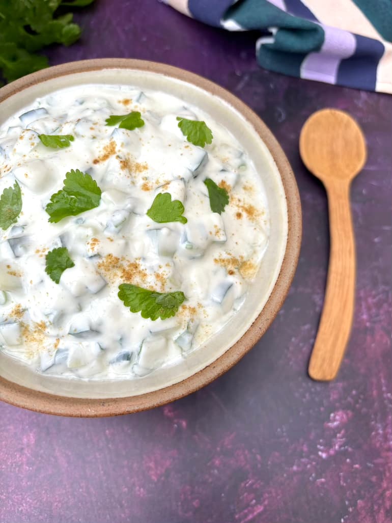 Simple Raita Recipe: Cooling And Refreshing | Tin and Thyme