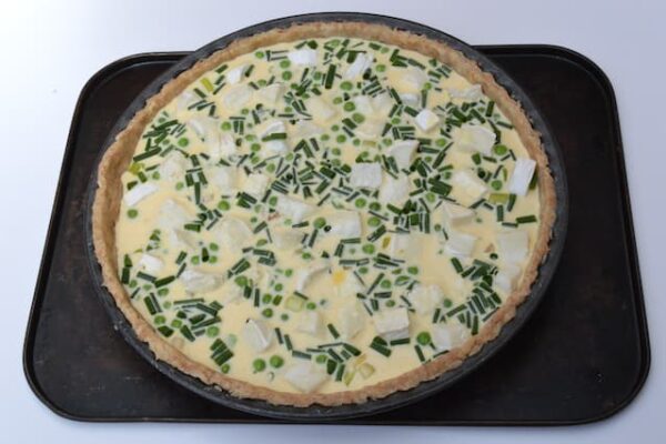 Vegetarian Spring Quiche | Tin and Thyme