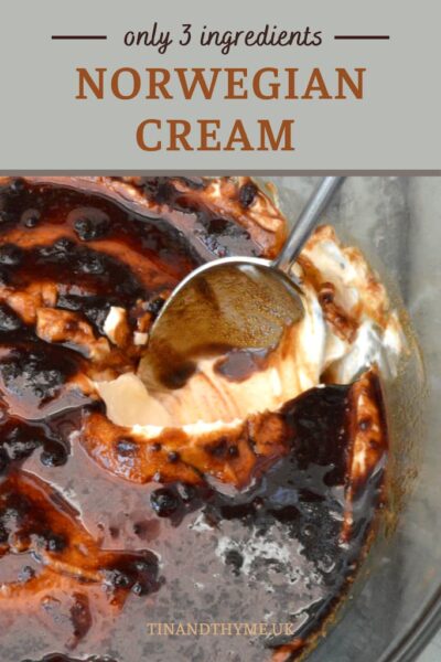 Norwegian Cream: Only 3 Ingredients | Tin and Thyme