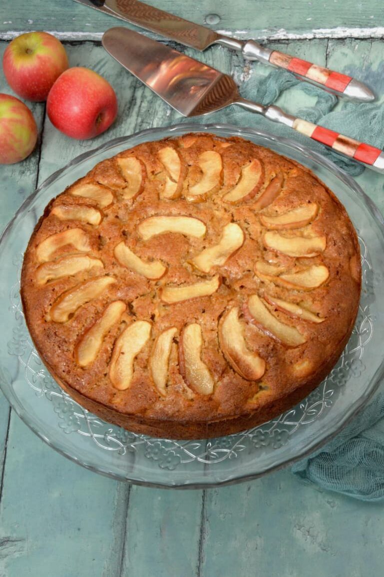 Dorset Apple Cake with Caramel Chocolate | Tin and Thyme