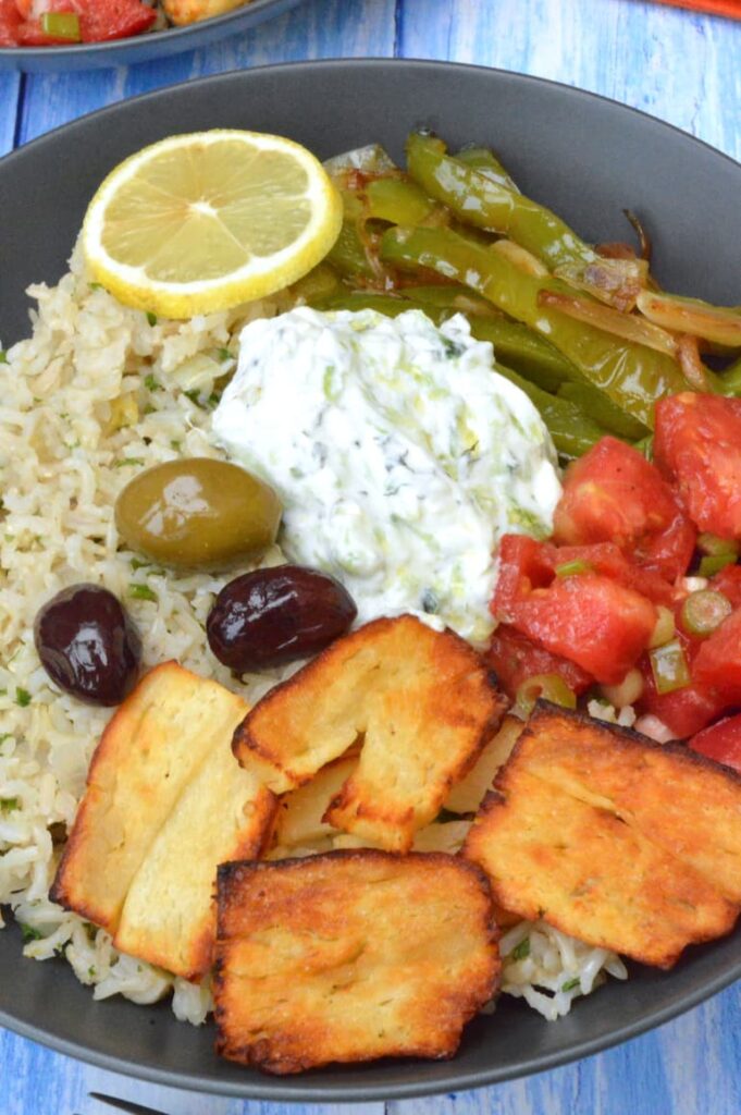 Greek Rice Bowl: Nourishing And Delicious | Tin and Thyme