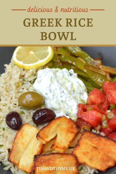 Greek Rice Bowl: Nourishing And Delicious | Tin and Thyme